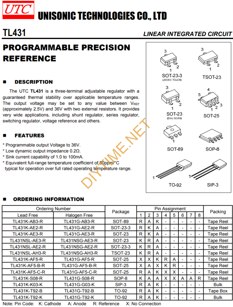 一次整明白TL431/TL432! – DIYTIME
