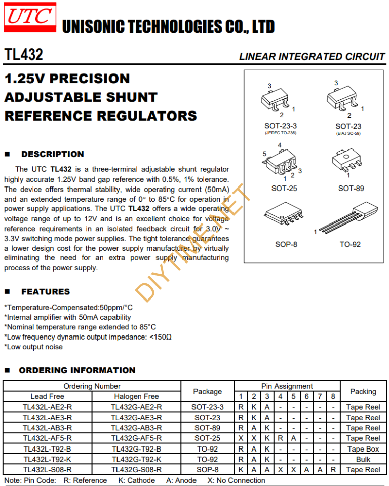 一次整明白TL431/TL432! – DIYTIME